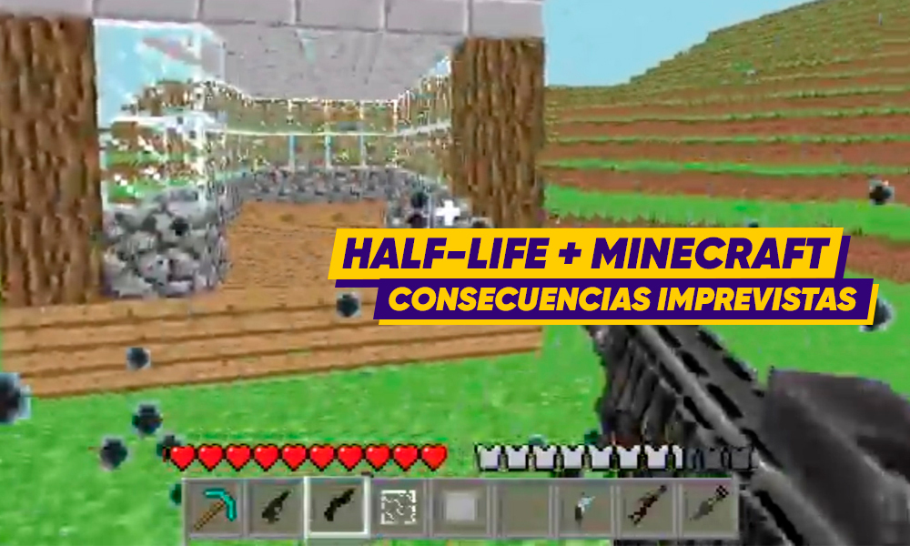 The Hive Gaming » Half-Craft: El mod que te permite jugar Minecraft en ...