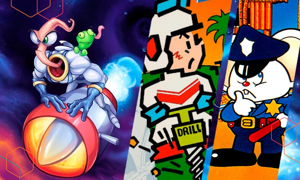 The Hive Gaming » Earthworm Jim 2, Mappy-Land y Dig Dug II llegan a ...