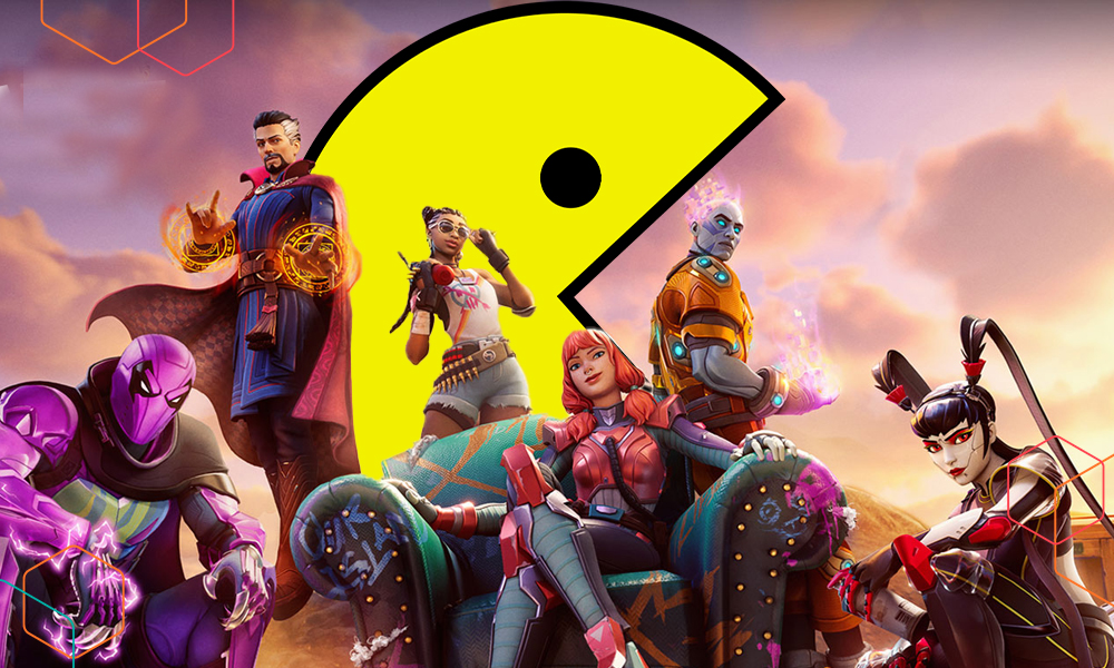 The Hive Gaming » Se anuncia colaboración Pac-Man x Fortnite para Junio