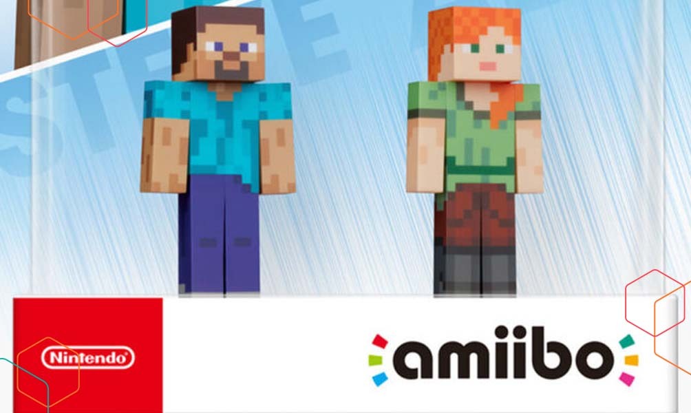 The Hive Gaming » Los amiibos de Steve y Alex (Minecraft) de Smash Bros ...
